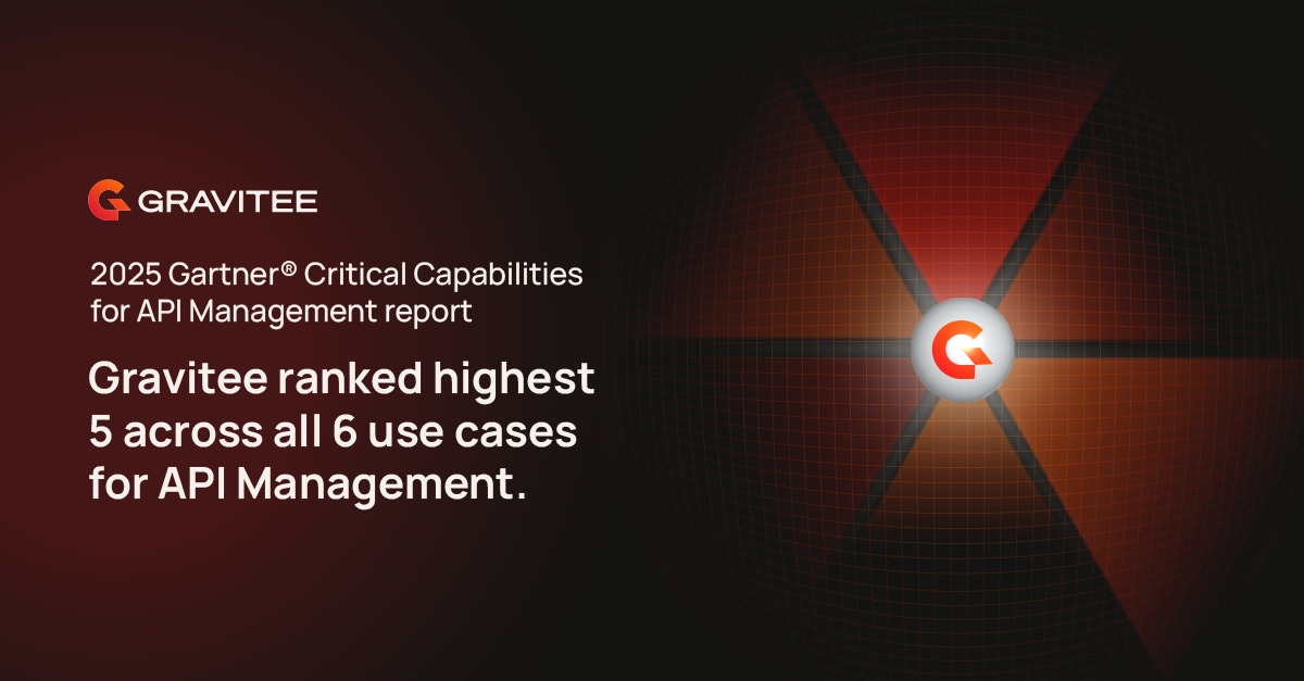 Gravitee Ranked Top 5 Across All Use Cases in the 2025 Gartner® Critical Capabilities for API ...